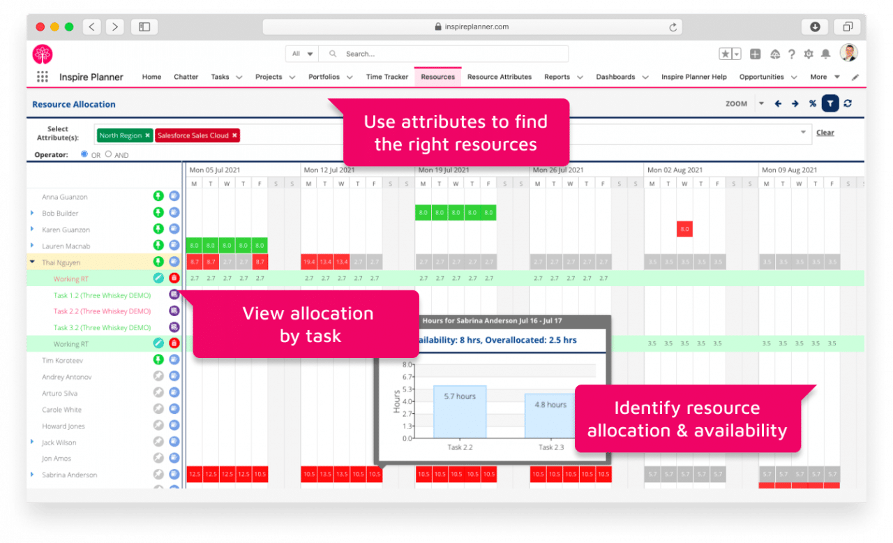 Inspire Planner - Salesforce Project Management App