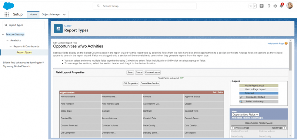 How to Create a Salesforce Custom Report Type - Inspire Planner