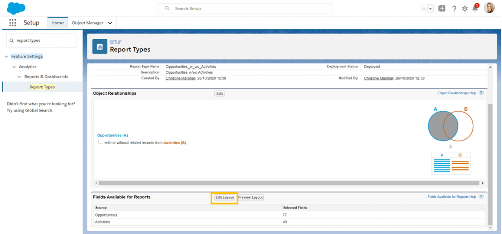 How to Create a Salesforce Custom Report Type - Inspire Planner