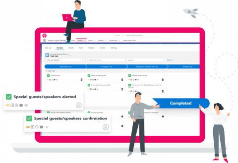 Salesforce Project Management App - Task Lists - Inspire Planner