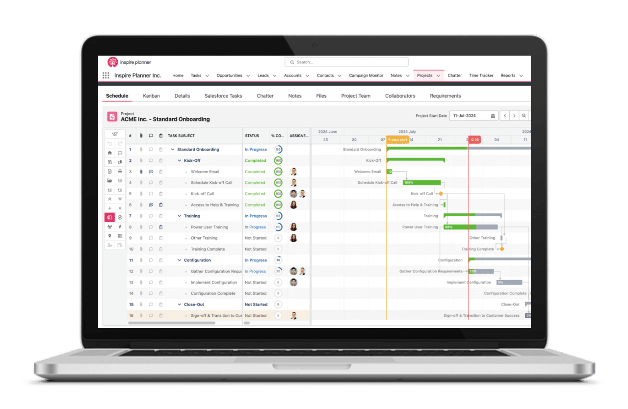 Inspire Planner - Salesforce Project Management App